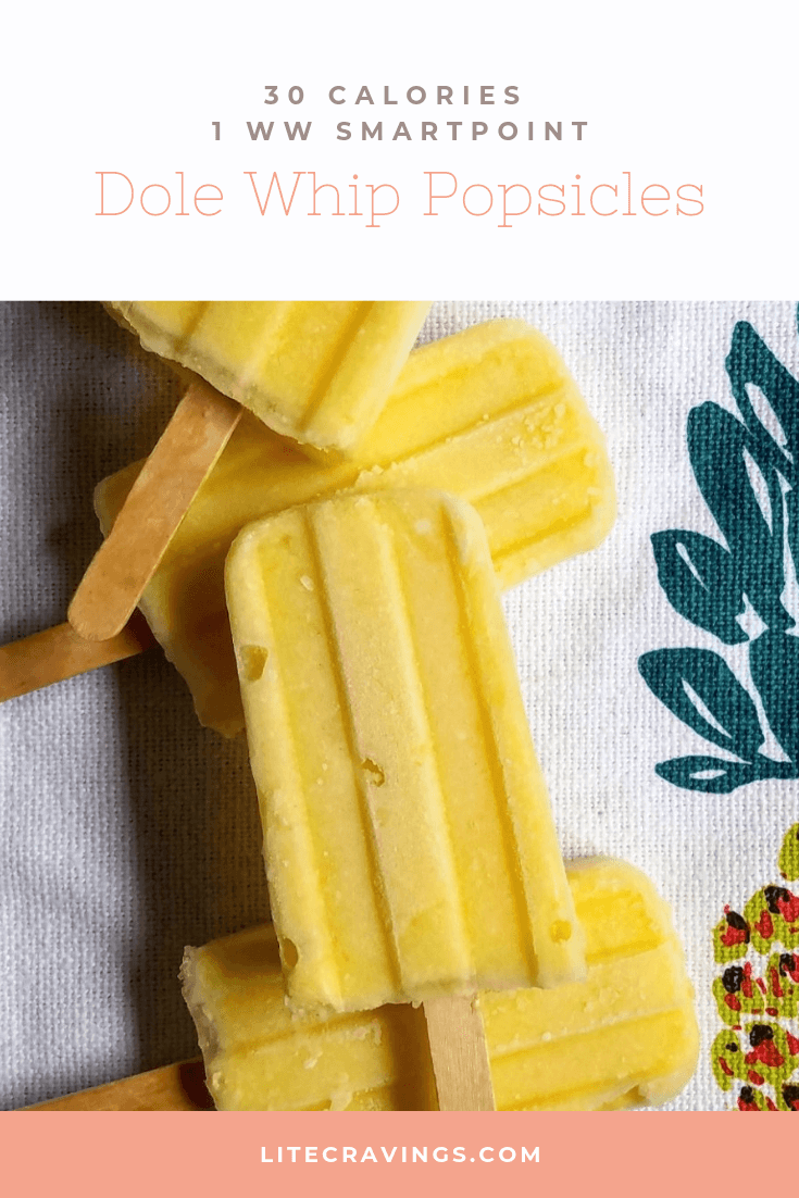 Dole Whip Popsicles - Lite Cravings