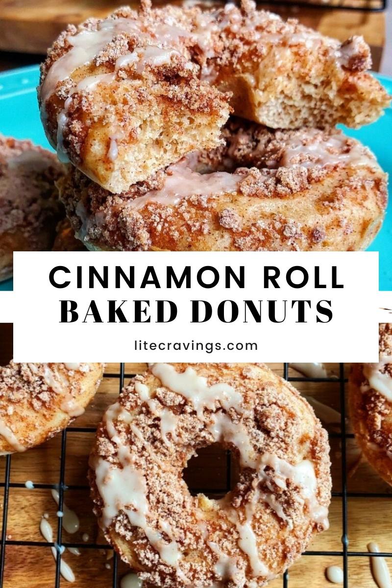 Cinnamon Roll Baked Donuts | Lite Cravings | WW Recipes