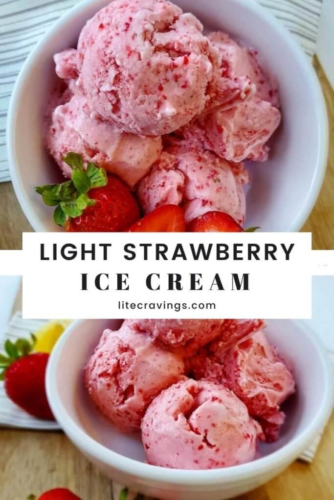 Light Strawberry Ice Cream | Lite Cravings | WW Recipes