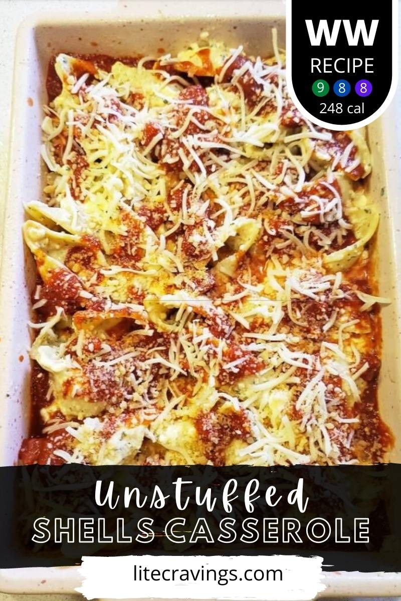 Unstuffed Shells Casserole | Lite Cravings | WW Recipes