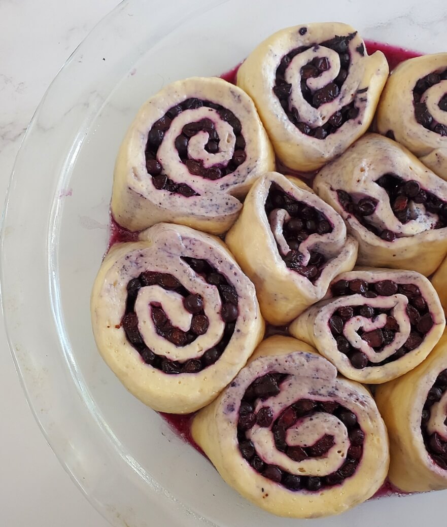 Blueberry Sweet Rolls - Lite Cravings