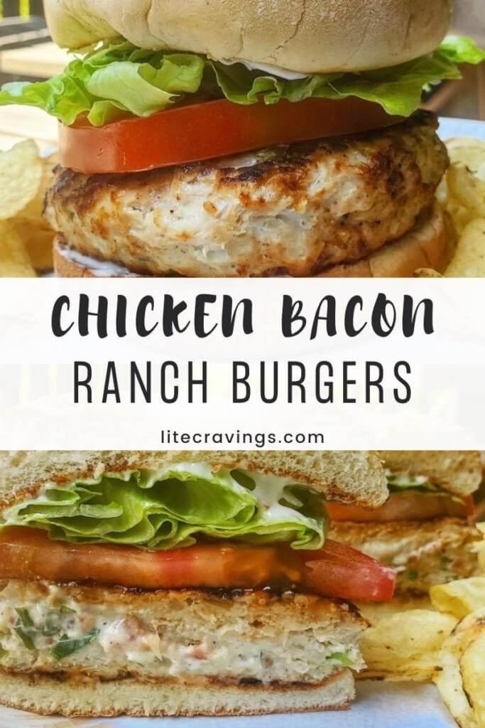 Chicken Bacon Ranch Burgers | Lite Cravings | WW Recipes