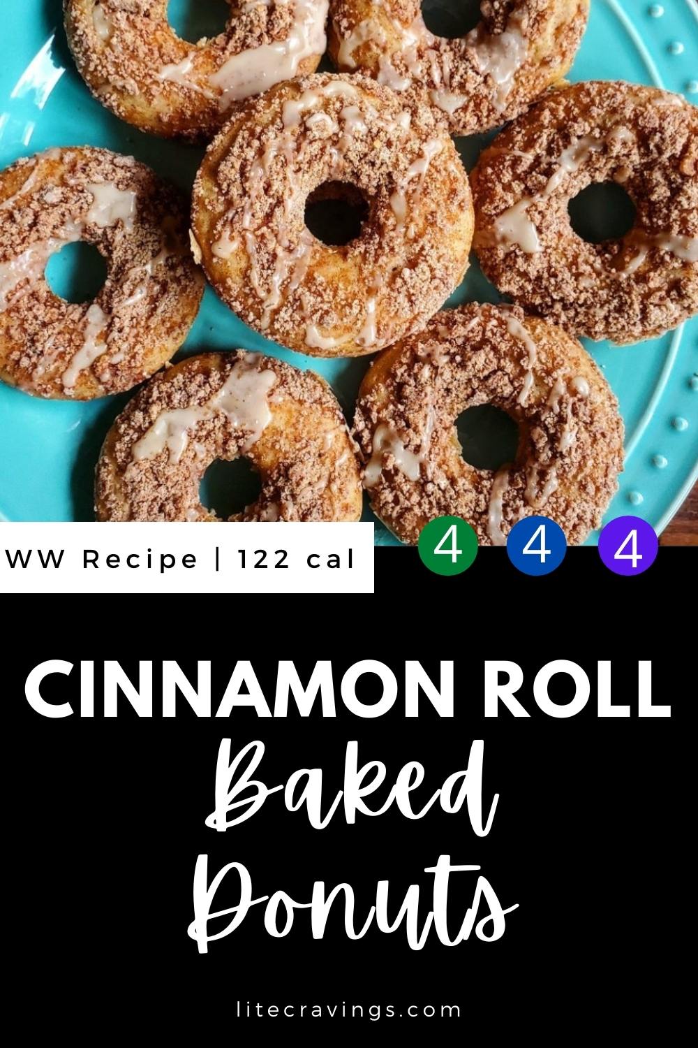 Cinnamon Roll Baked Donuts | Lite Cravings | WW Recipes