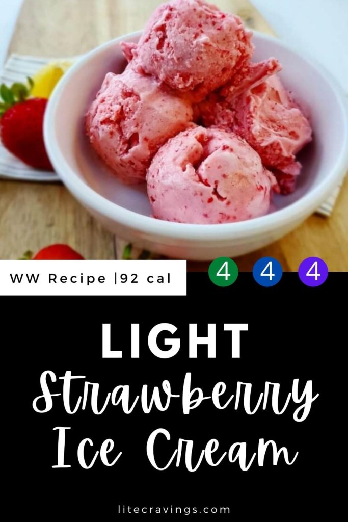 Light Strawberry Ice Cream | Lite Cravings | WW Recipes