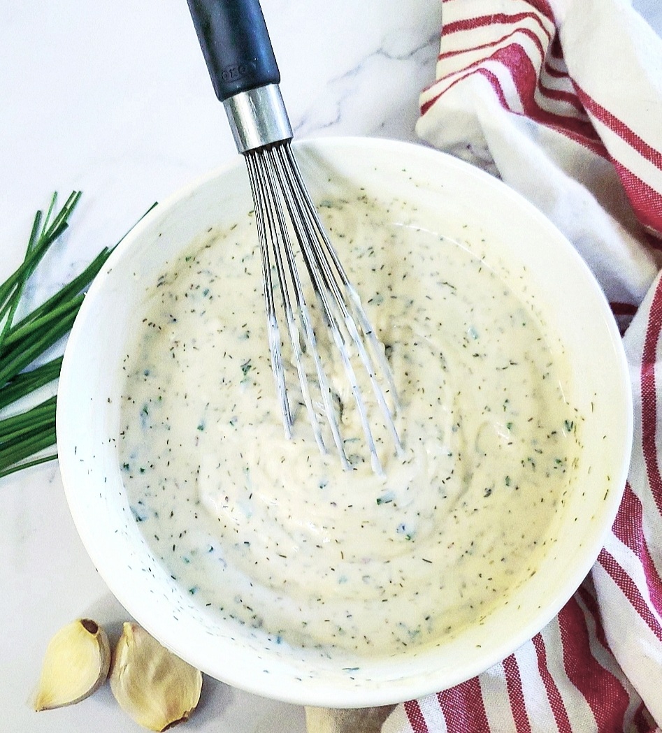 The Best Light Ranch Dressing - Lite Cravings