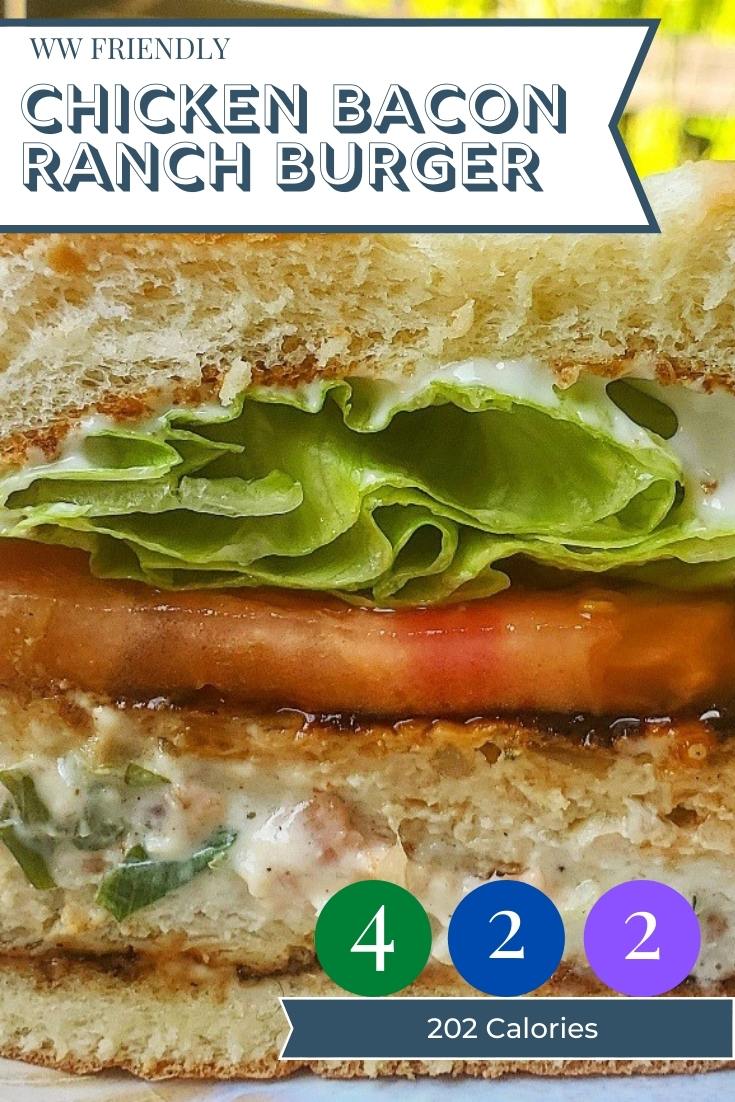 Chicken Bacon Ranch Burgers | Lite Cravings | WW Recipes