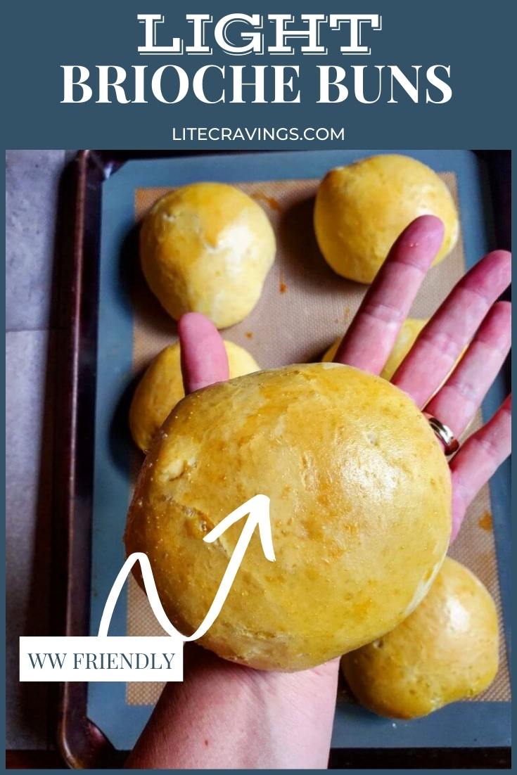 Light Brioche Buns - Lite Cravings
