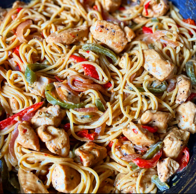 Chicken Scampi Pasta - Lite Cravings